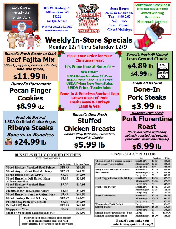 Weekly In-Store Flyer